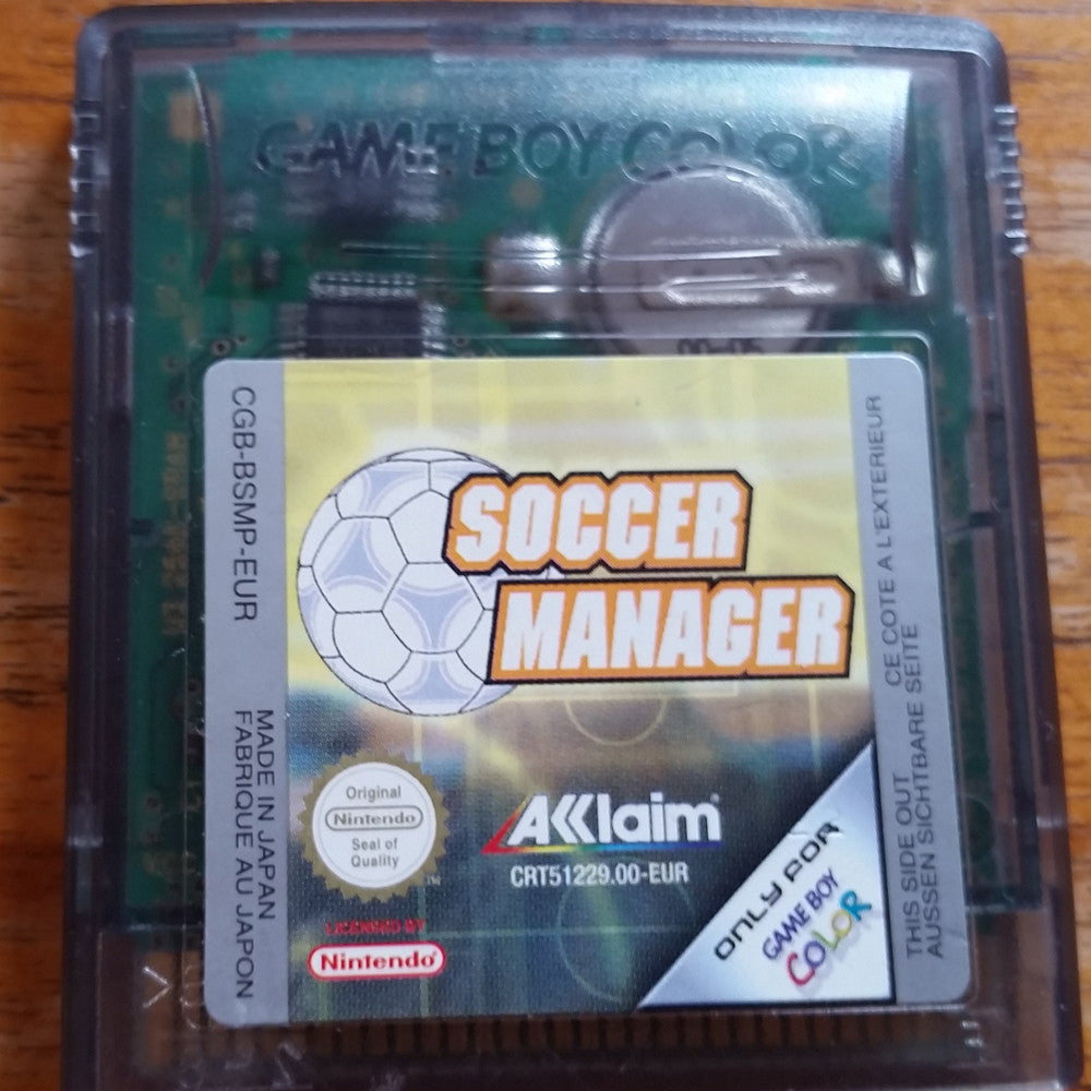 Gameboy Colour - Soccer manager – Geek Inventory